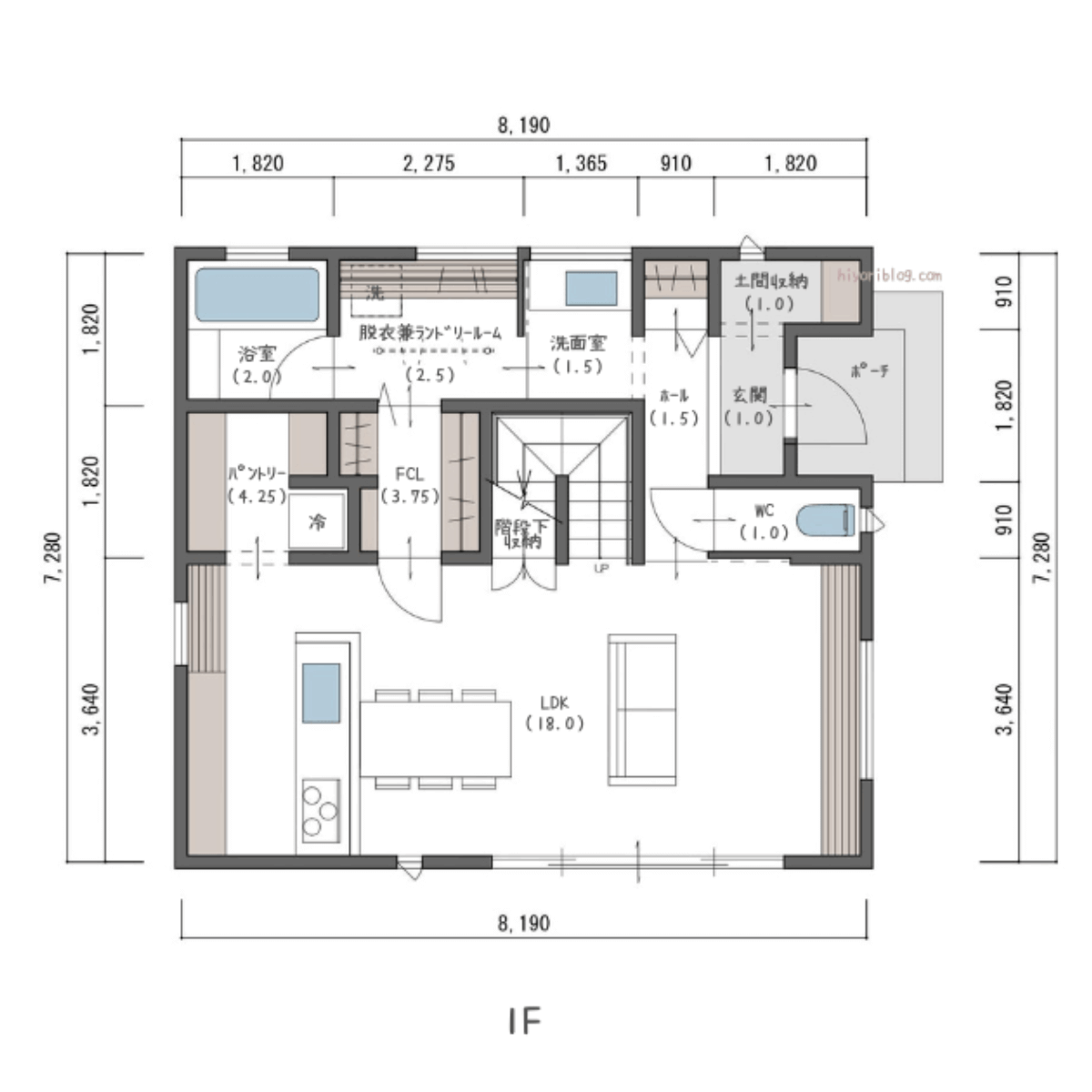 2階建×4LDK×33坪｜回遊動線とフリースペースが便利！35坪以下で機能的な間取り | 咲くくらし