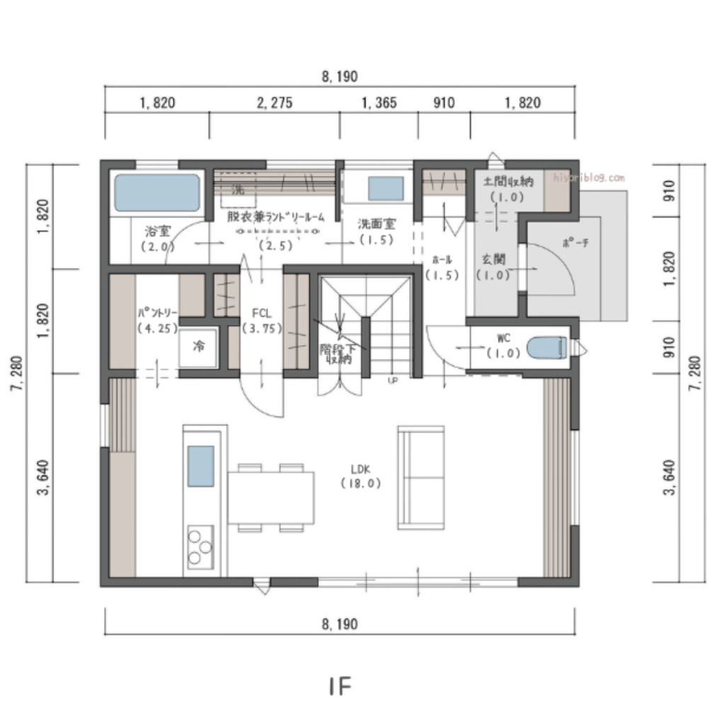 2階建×3LDK×31坪｜コンパクトで機能的な2階建ての間取り 3LDKパターン | 咲くくらし