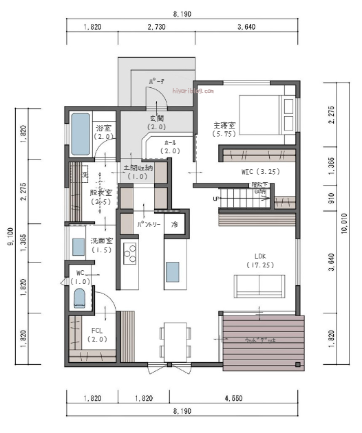 2階建×3LDK×29坪｜人気要素満載で30坪以下！ほぼ平屋の間取り | 咲くくらし