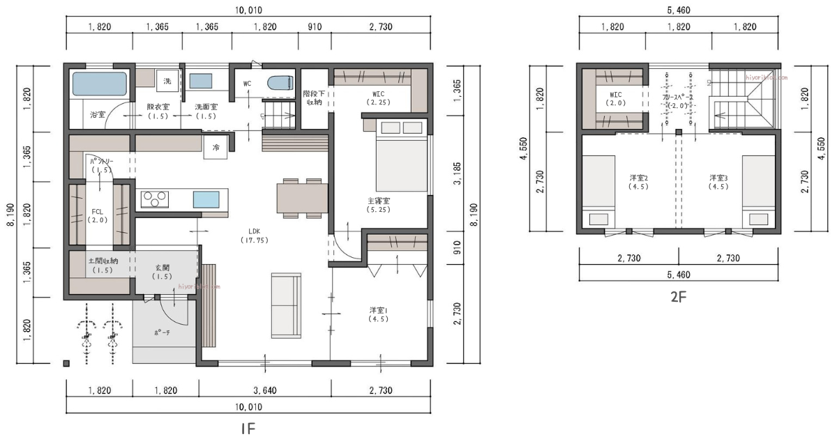 2階建×4LDK×30坪｜1階に2部屋あるほぼ平屋！フレキシブルに使える間取り｜No.2-12 | 咲くくらし